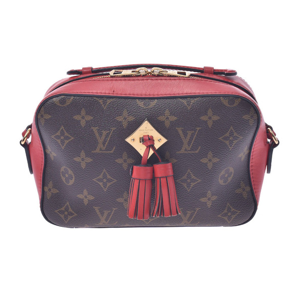 Louis Vuitton | Bags | Louis Vuitton Monogram Saintonge Coquelicot Red ...